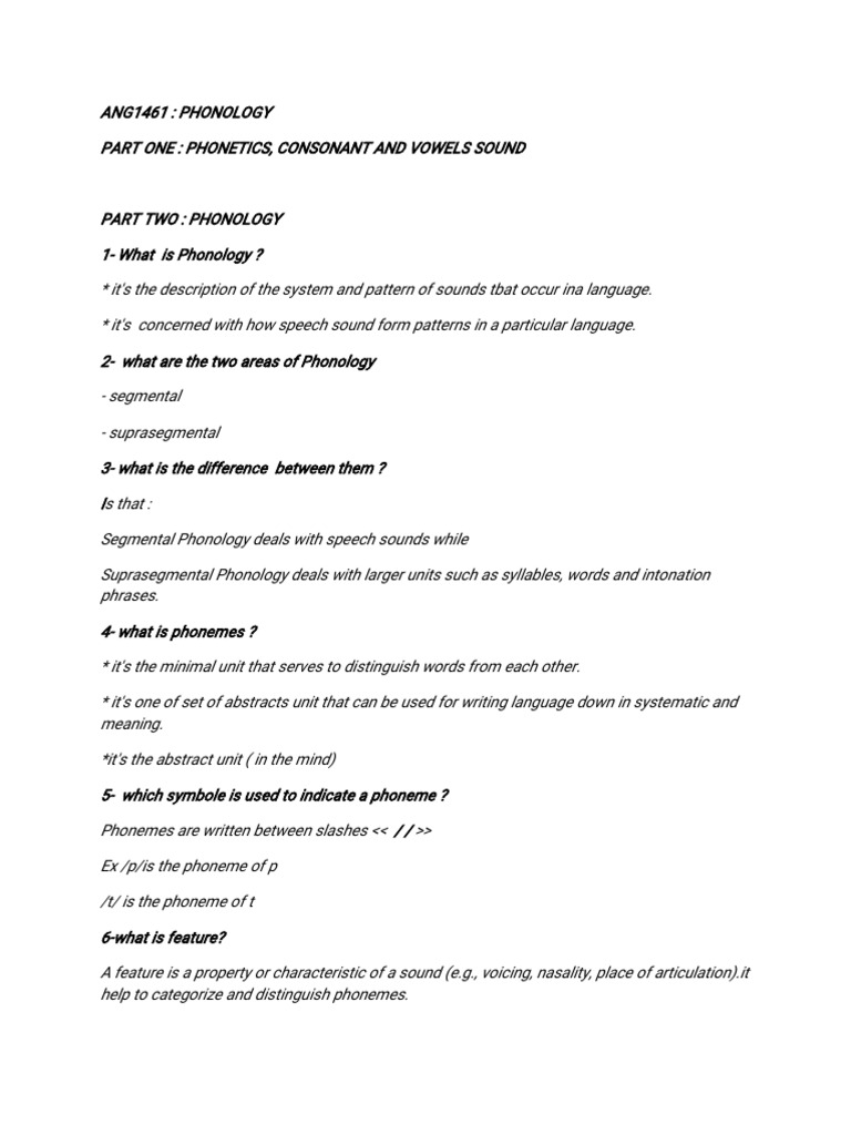 Understanding Phonology and Phonetics | PDF