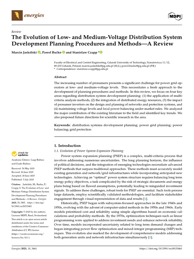 The Evolution of Low- And Medium-Voltage Distribution System | PDF ...