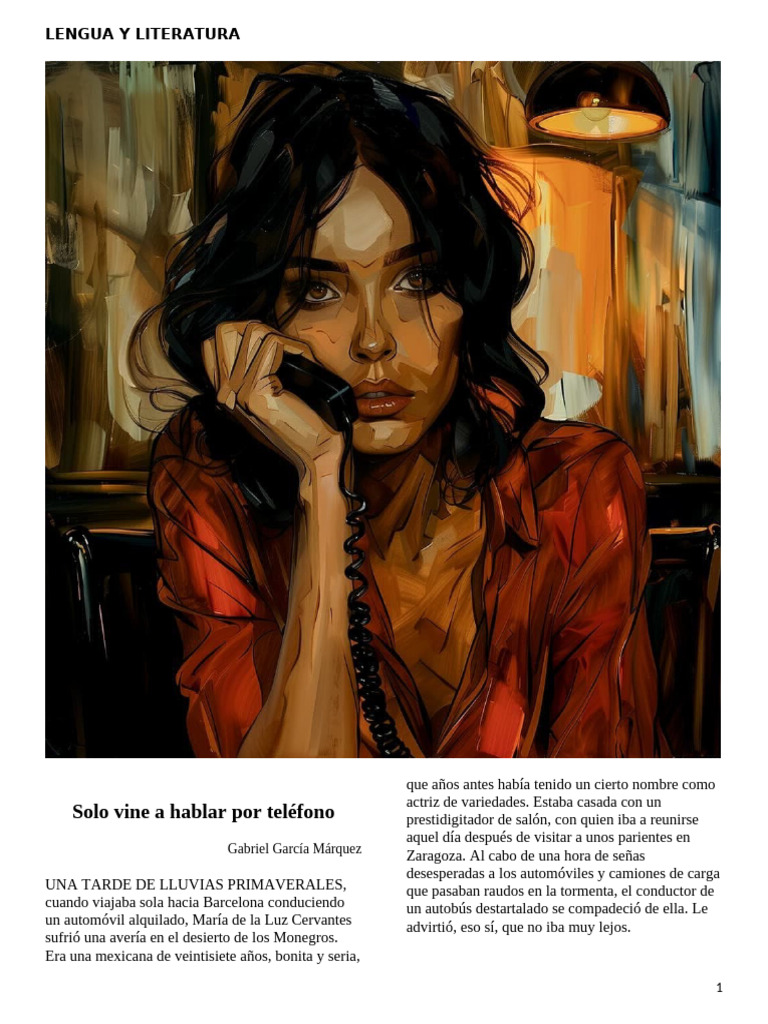 Solo Vine A Hablar Por Telefono - 9 | PDF