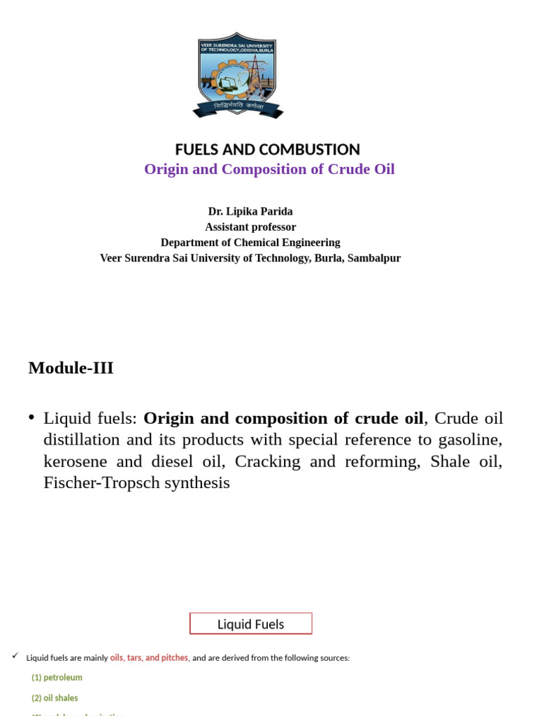 Crude Oil: Origin and Composition Insights | PDF | Alkane | Petroleum