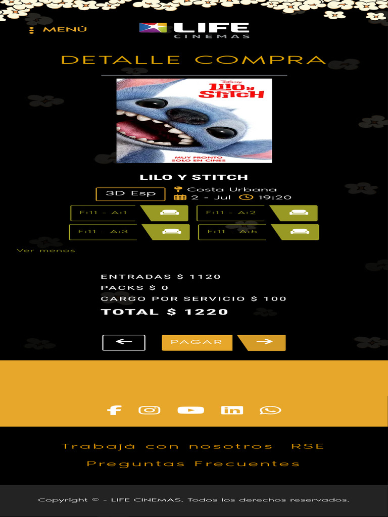 Cartelera de Cine - LIFE Cinemas | PDF