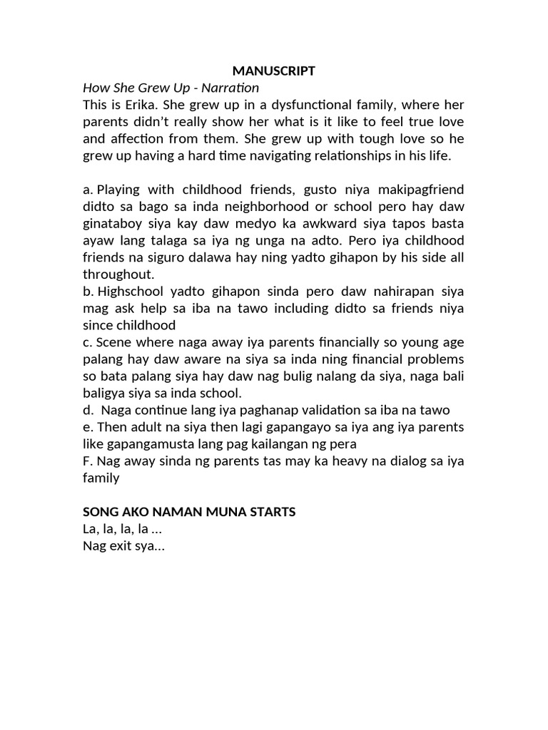 Manuscript Play | PDF