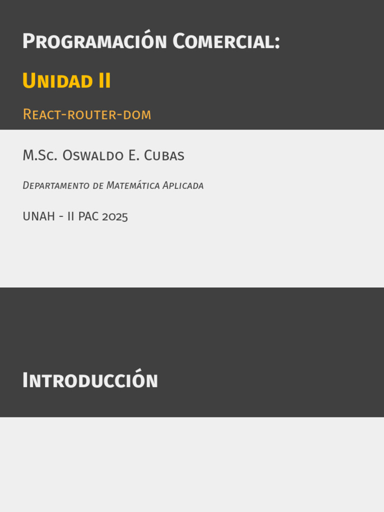 React Router Dom | PDF | Aplicación movil | Script Java