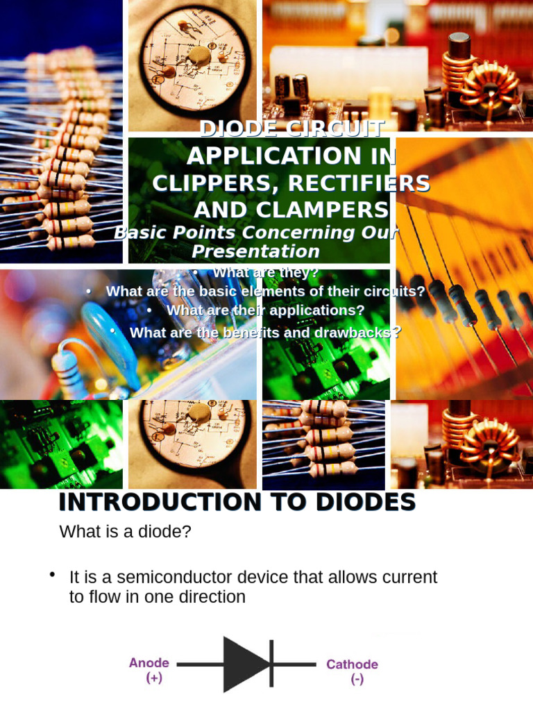 Diode Applications in Clippers and Clampers | PDF | Rectifier | Diode