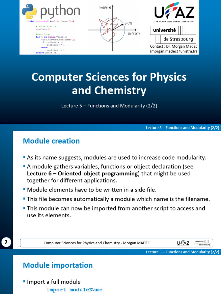 Functions and Modularity in Python | PDF | Modular Programming ...