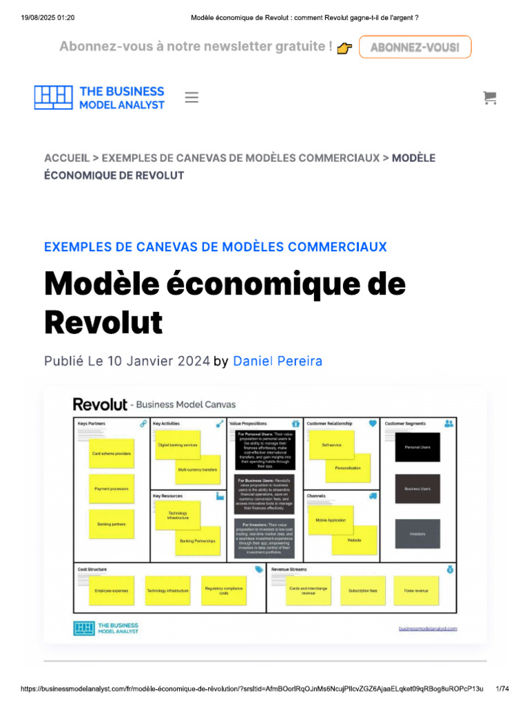 Business Model Revolut | PDF