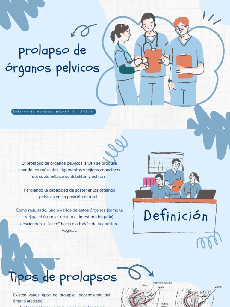 Prolapso de Órganos Pelvicos | PDF | Vagina | Pelvis