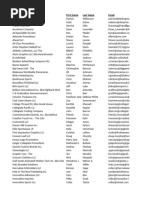 Transportation List | PDF