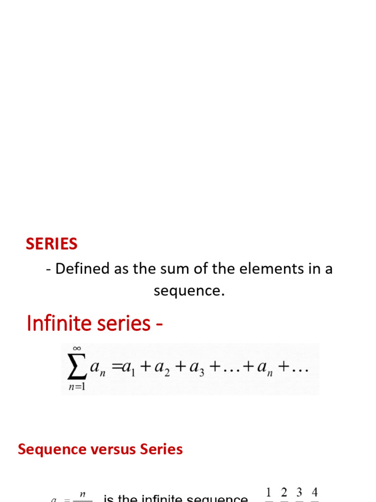 Week 2 Partial Sums and Geometric Series | PDF | Series (Mathematics ...