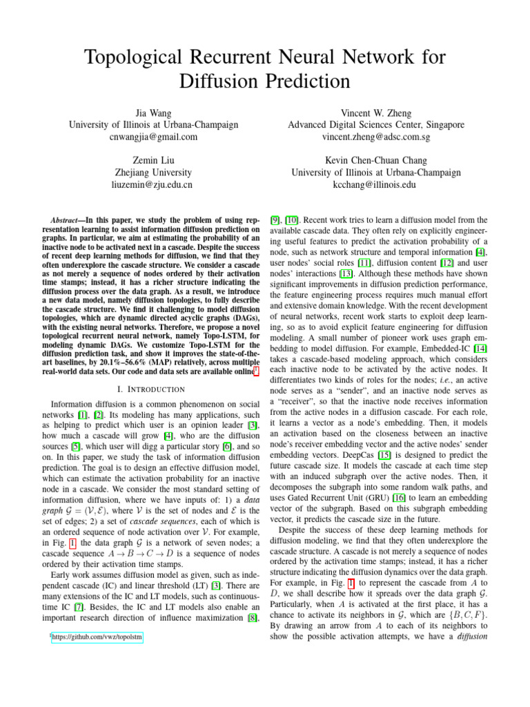 Topological Recurrent Neural Network For | PDF | Applied Mathematics ...