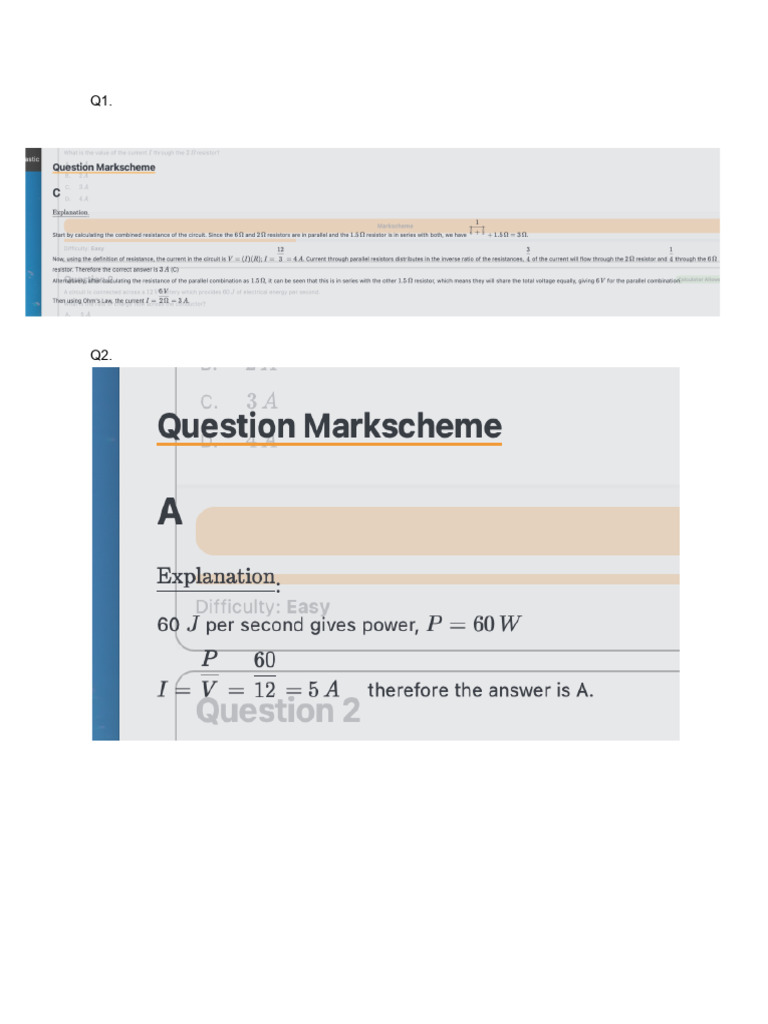 MS B5. Electric Circuits | PDF
