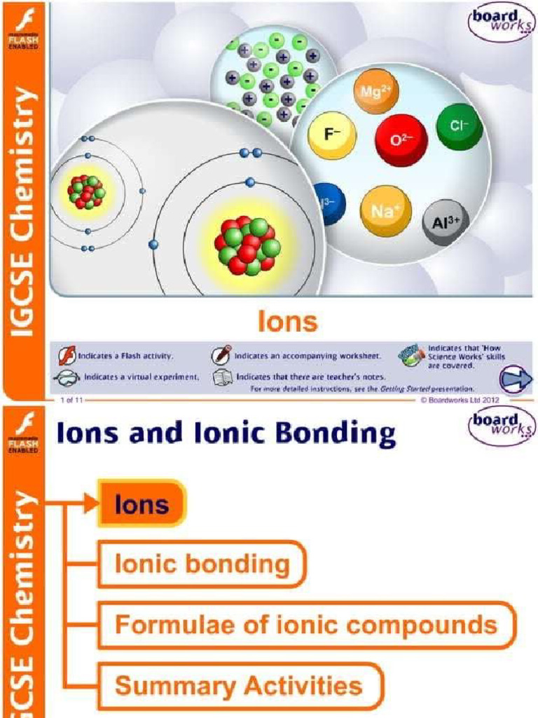 Formation of Ions | PDF
