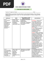 NCOI's Annotation Form For T3 | PDF | Educational Assessment | Learning