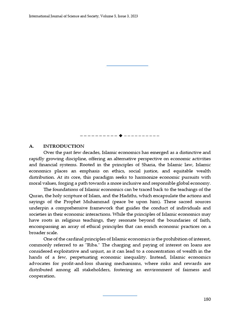 735-Article Text-1862-1-10-20230801 (1) | PDF | Islamic Banking And Finance | Sustainability