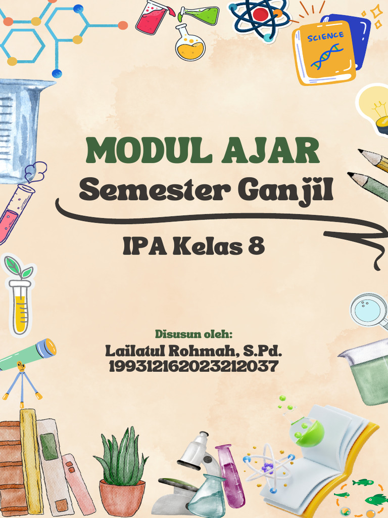 Cover Modul Ajar Laila Ipa Kelas 8 | PDF