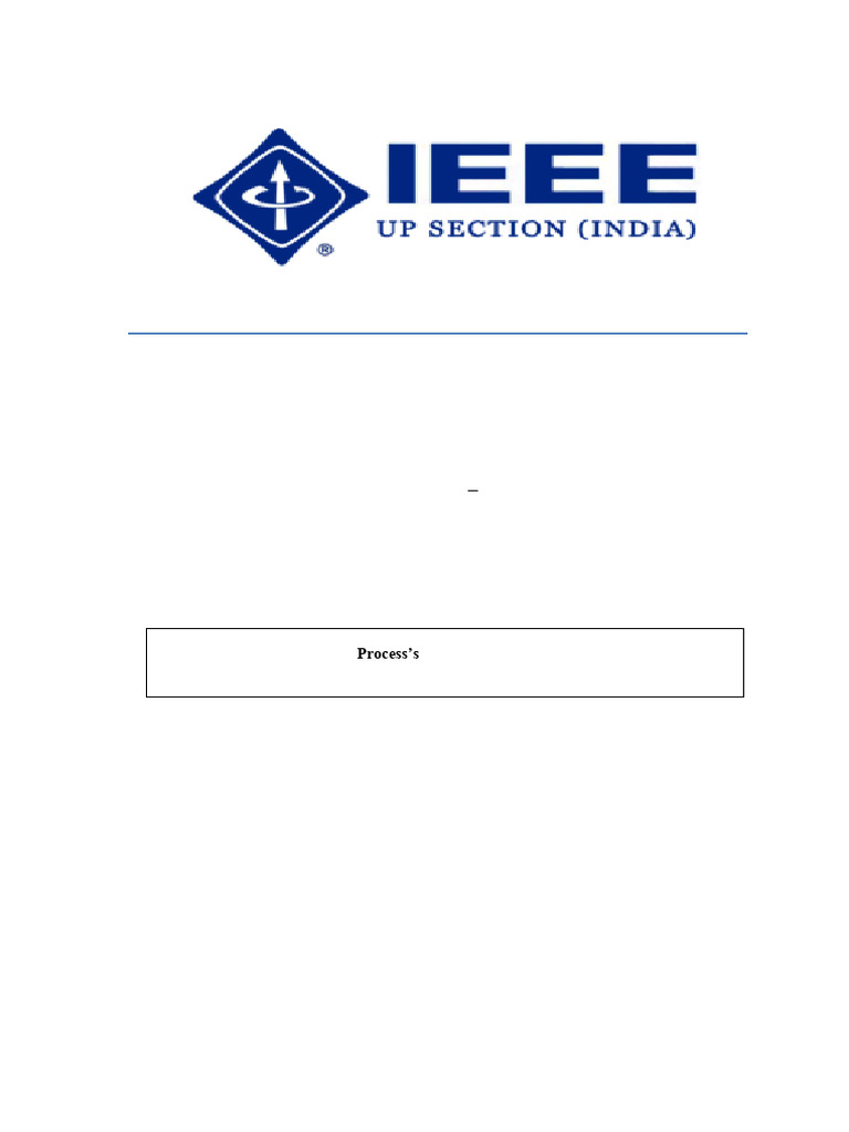 IEEE UP Section Process Manual 2022-2023 | PDF | Committee | Elections