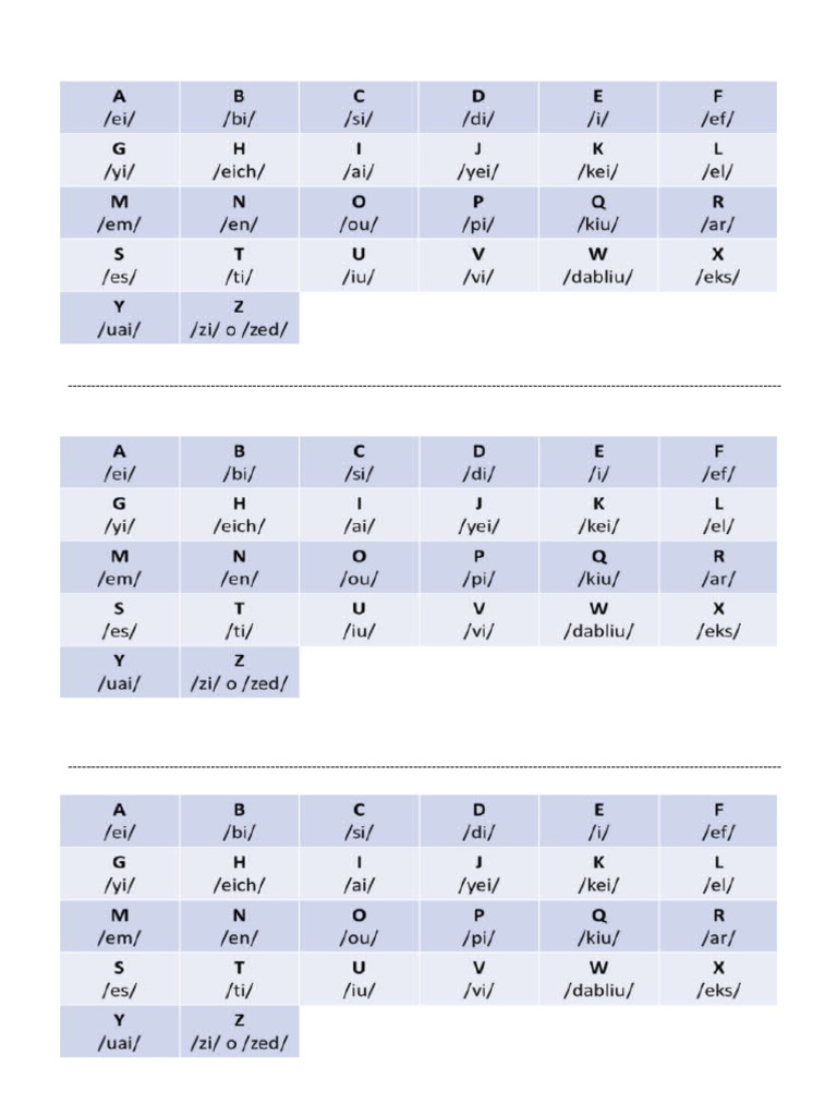 English Alphabet | PDF