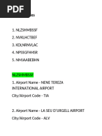 Iata Codes For Europe | PDF | Companies | Transport Companies