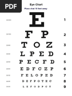 Visual Acuity Conversion Chart | PDF | Visual Acuity | Experimental ...