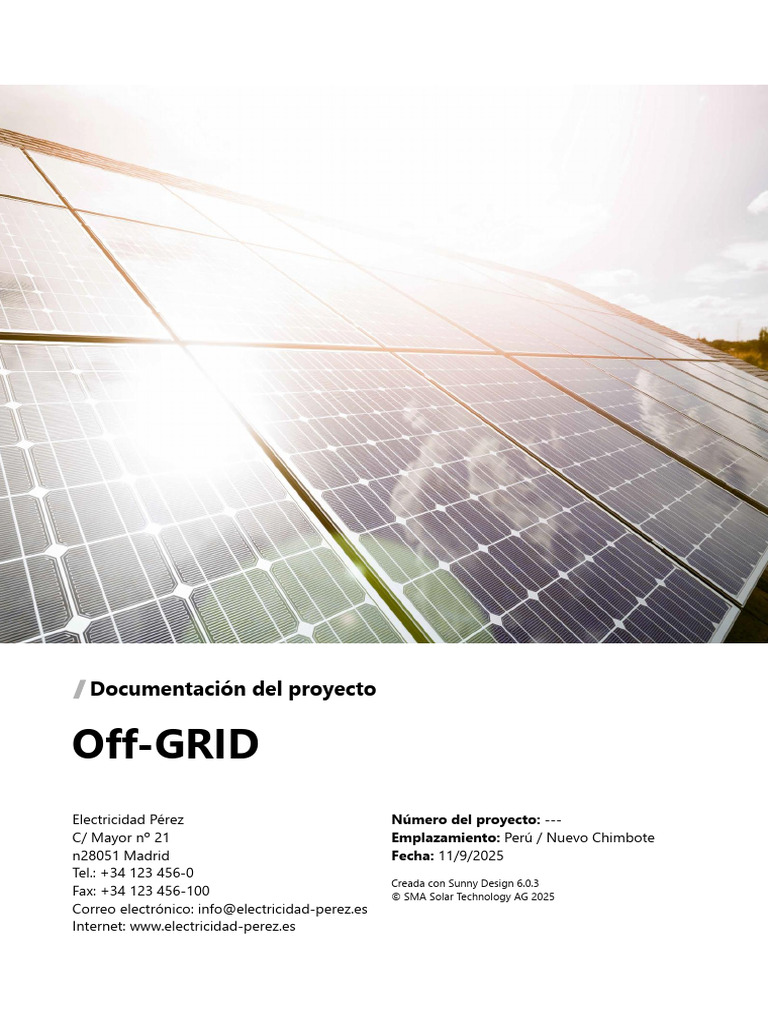 Off GRID | PDF | Fotovoltaica | Poder (Física)