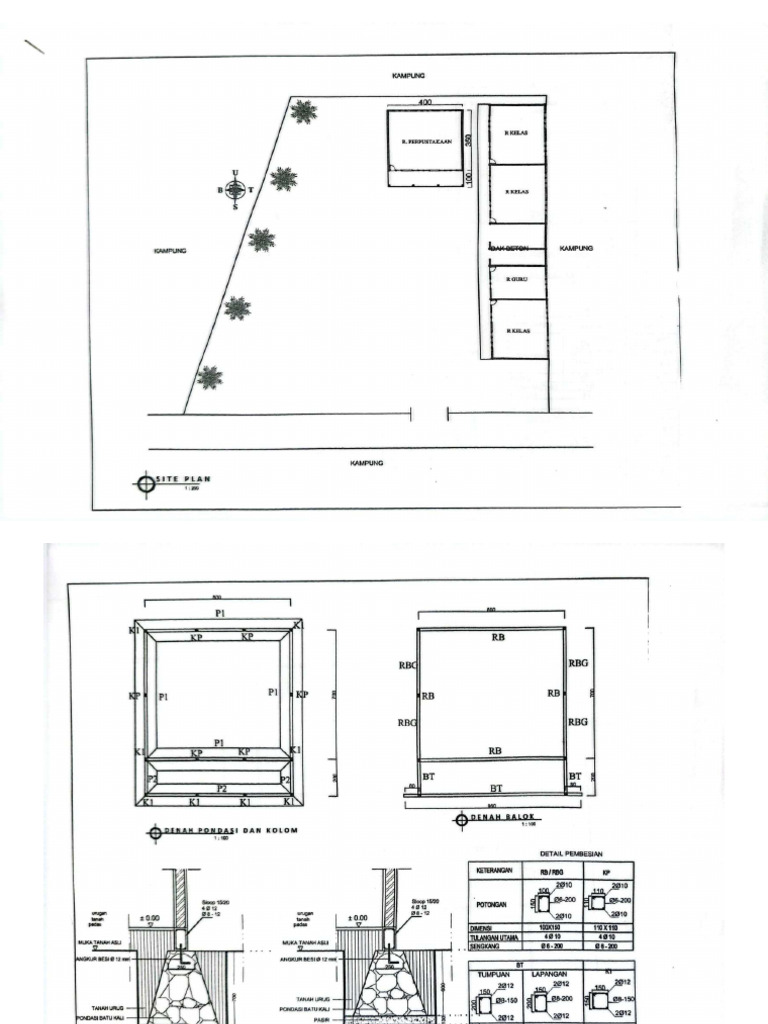 Gambar Rancangan Perpus | PDF