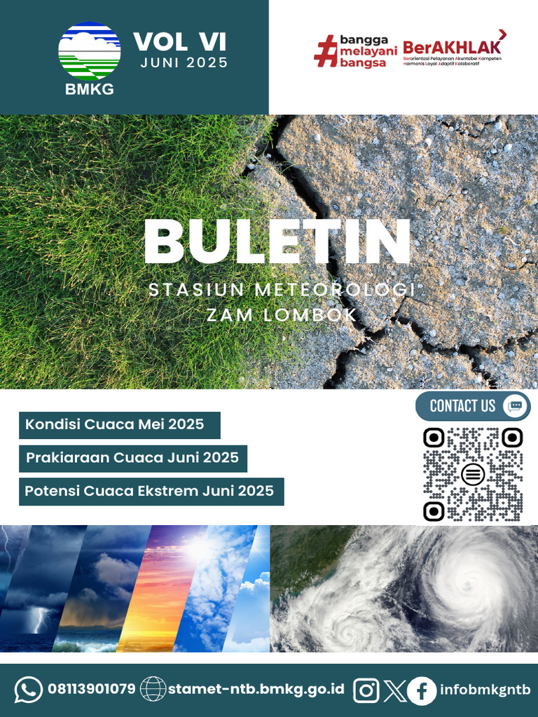 Prakiraan Cuaca NTB Juni 2025 | PDF