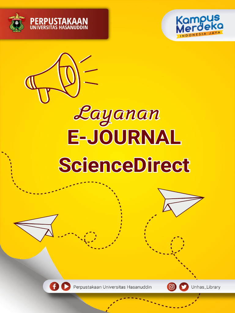 E-JOURNAL ScienceDirect - Tata Cara Buat Akun & Cari Journal | PDF