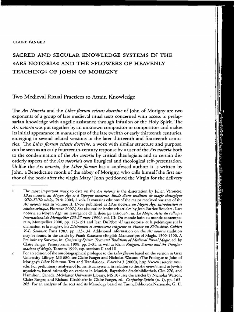 Sacred and Secular Knowledge Systems In | PDF | Mysticism | Religious ...