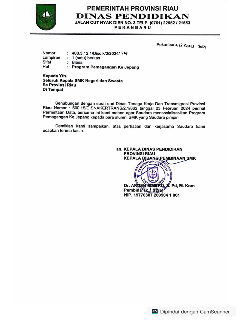 Program Pemagangan Ke Jepang | PDF