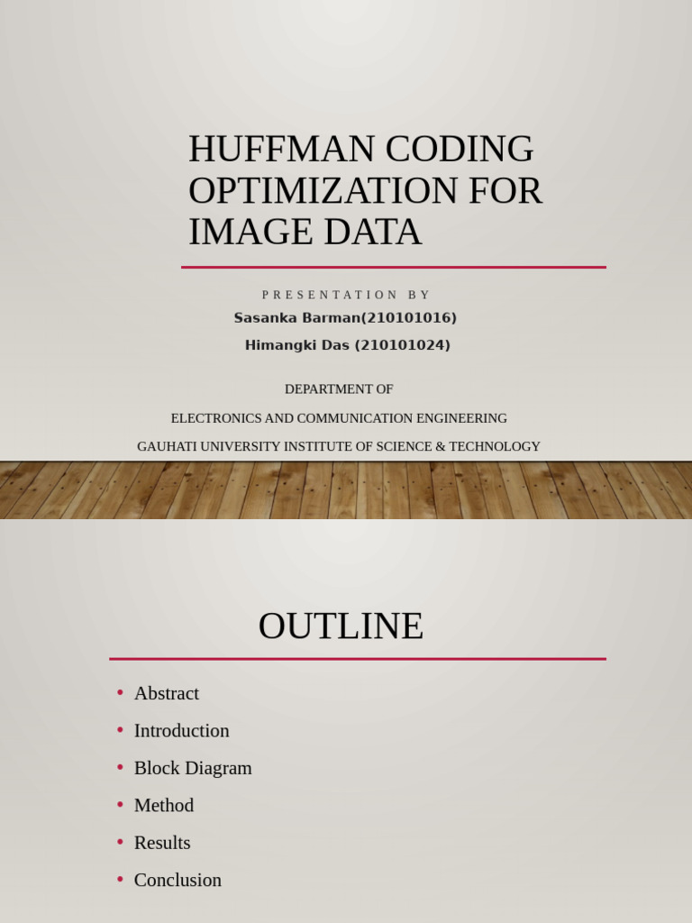 Huffman Coding Presentation | PDF | Data Compression | Computer Science