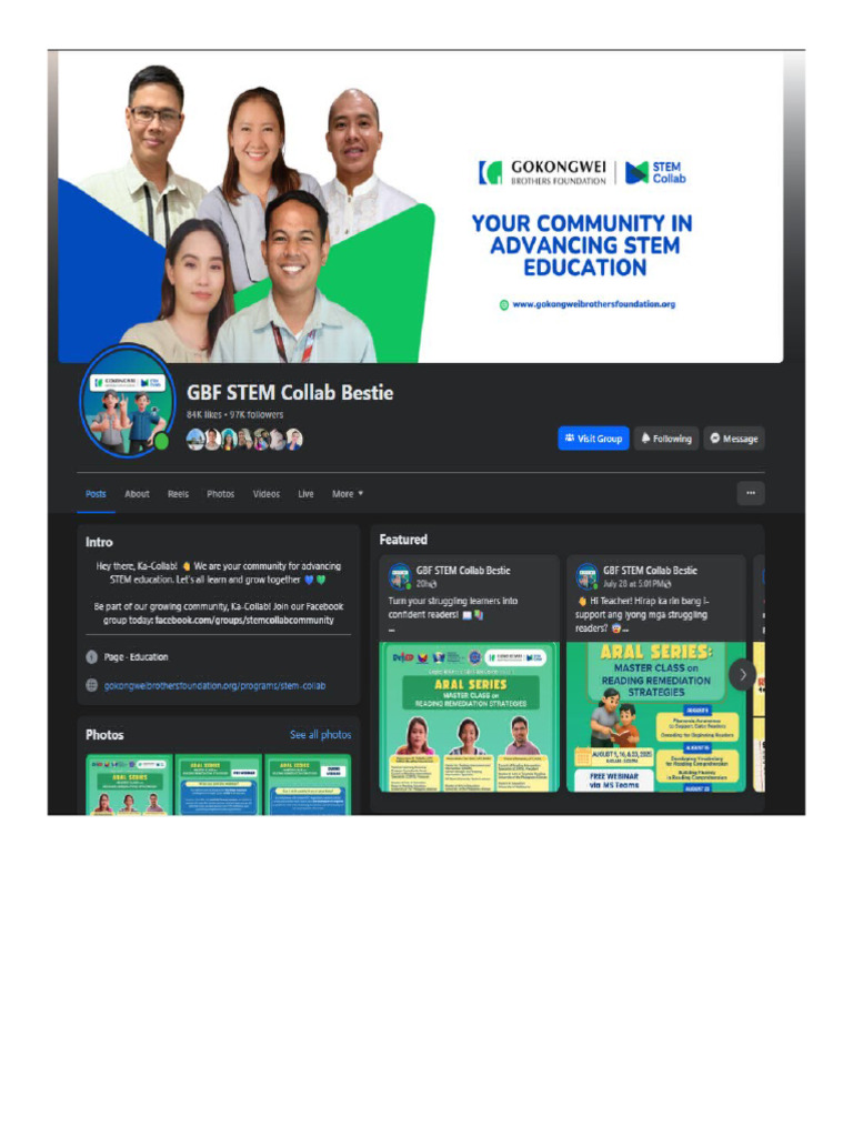 GBF Stem Community | PDF