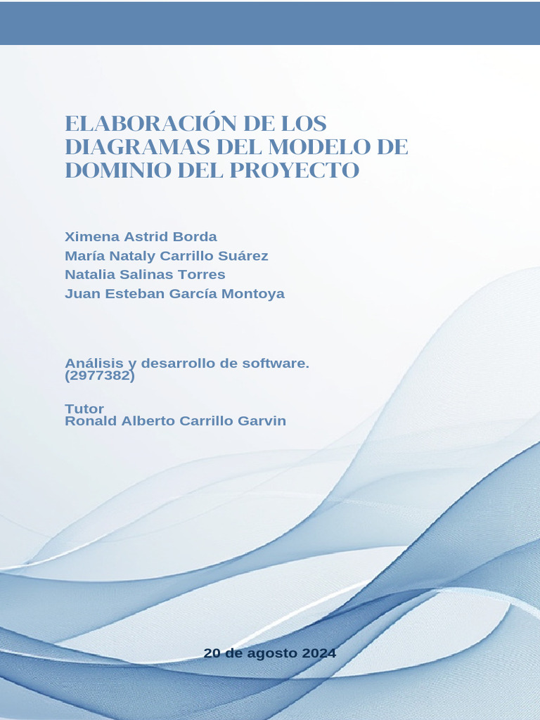 Evidencia de Desempeño. Elaboración de Los Diagramas Del Modelo de ...