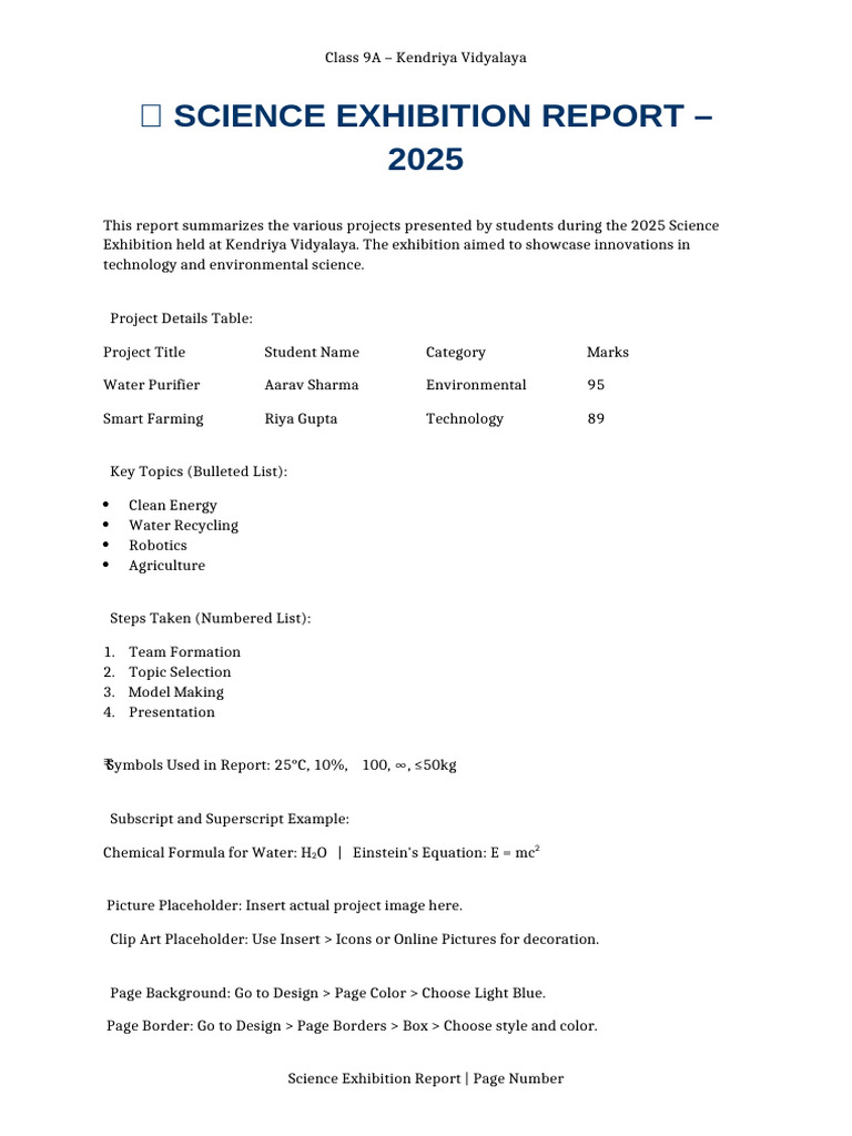 2025 Kendriya Vidyalaya Science Report | PDF