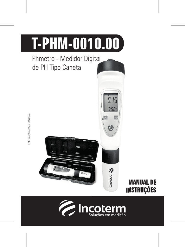 PHmetro Digital Tipo Caneta T-PHM-0010.00 | PDF