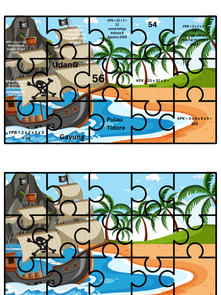 LKPD Puzzle Perkalian | PDF