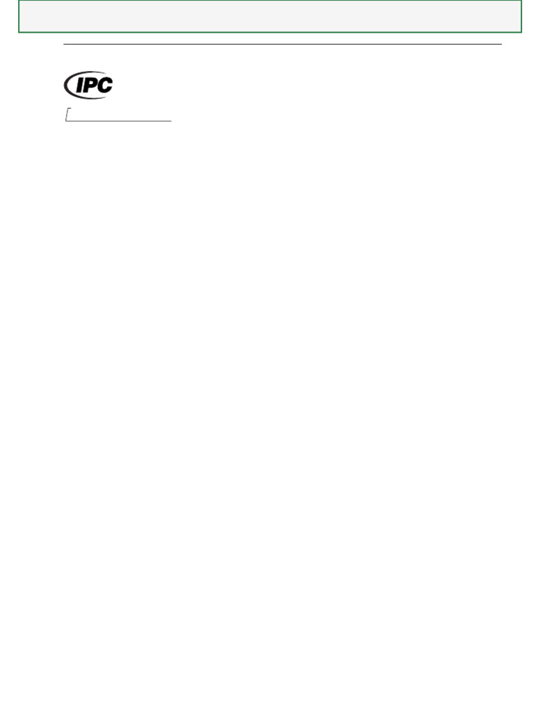 IPC-CM-770E: Component Mounting Guidelines | PDF | Electronics ...