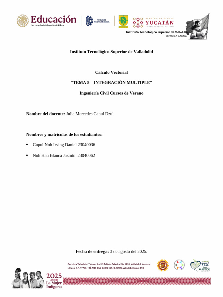 Integración Múltiple en Ingeniería Civil | PDF | Integral | Geometría