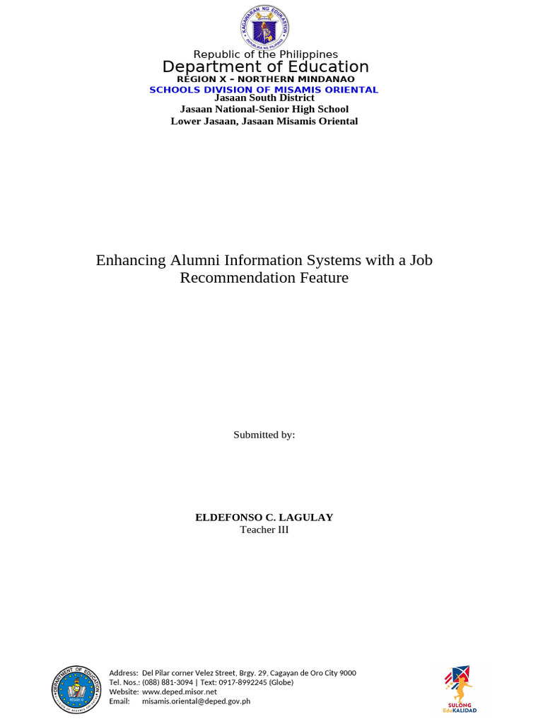 RESEARCH 2025 SYNOPSIS | PDF | Learning | Cognition