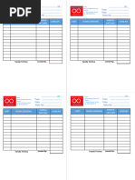 Template Nota Kosong Excel | PDF