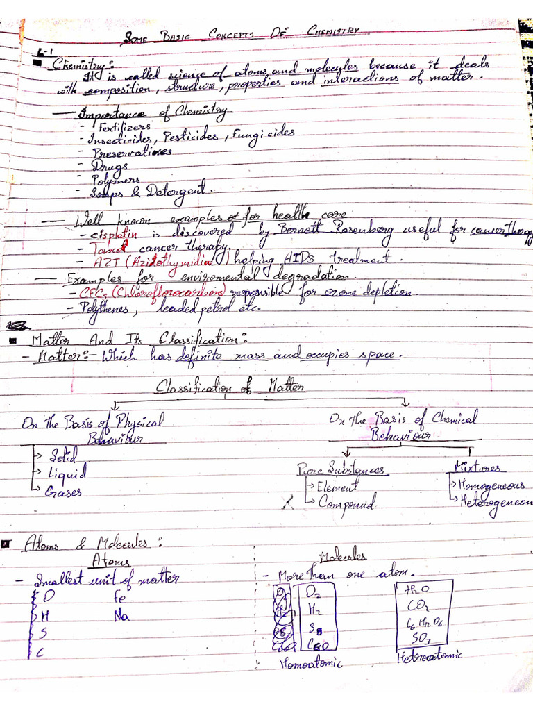 Physical Chemistry Ch1 | PDF