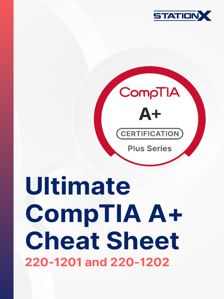 CompTIA A Plus Cheat Sheet | PDF | Computer Network | Local Area Network