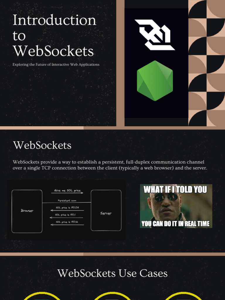 Presentation - Introduction To WebSockets | PDF | Software Development | Internet Standards