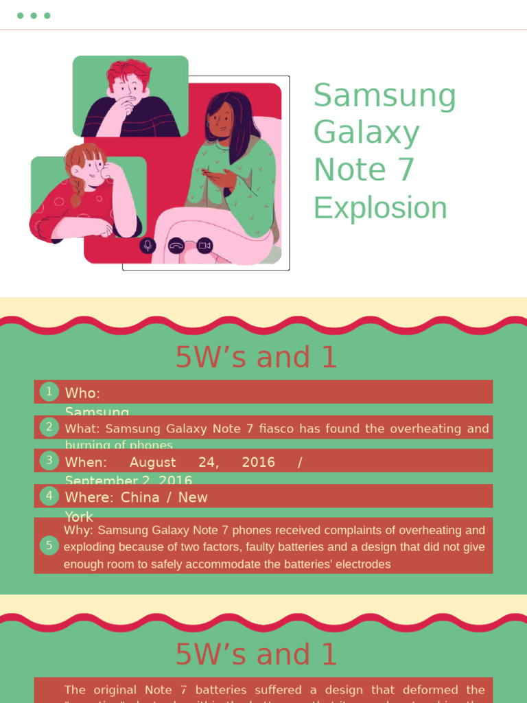 Samsung Galaxy Note 7 Explosion | PDF | Smartphone | Mobile Phones