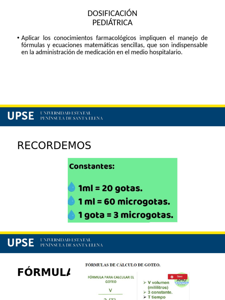 Dosificación Pediátrica: Cálculos y Guía | PDF