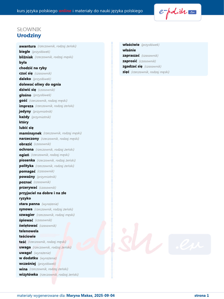 Slownik 1 | PDF