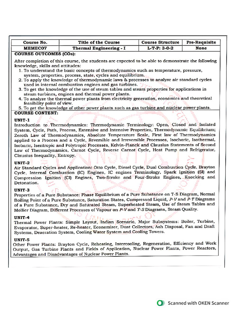 Sem-3 ME Combined Syllabus | PDF