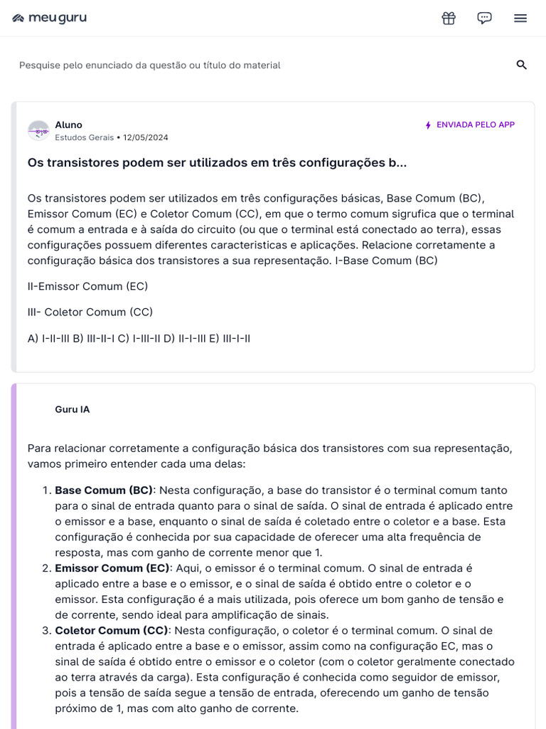 Configurações de Transistores Explicadas | PDF | Eletrônicos | Eletricidade