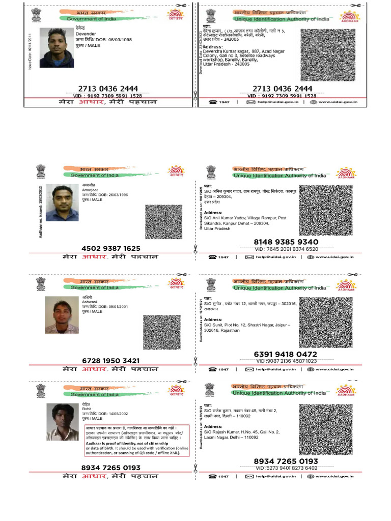 Aadhar PDF | PDF