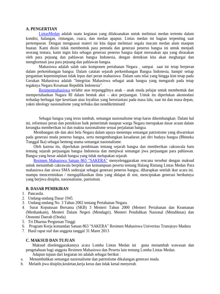 Contoh Proposal LLA | PDF