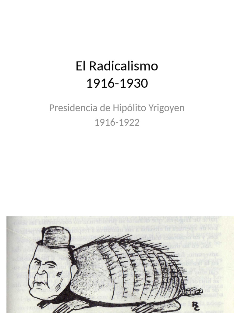 El Radicalismo | PDF | Argentina